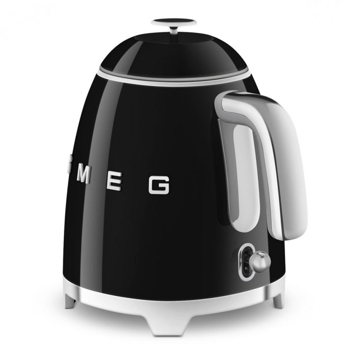 Smeg KLF05BLEU Black Mini Kettle – 0.8 Liter Compact Water Heater ...